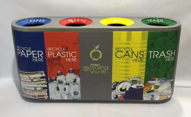 Recycle Bins 251FG-001 | LTC Office Supplies Pte Ltd