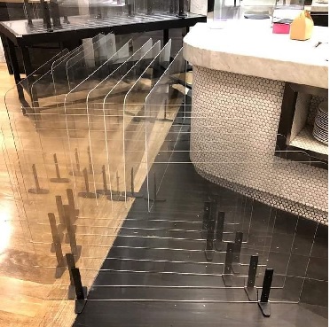 Customised Acrylic Divider| Barrier| Partition | LTC Office Supplies ...