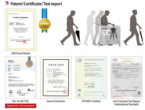 Umbrella Dryer Rain ECO II- Black | LTC Office Supplies Pte Ltd