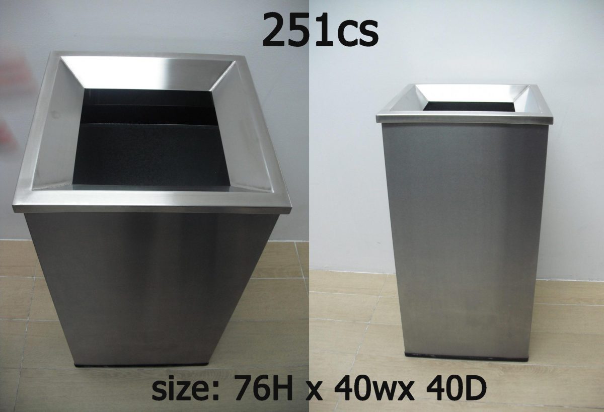 Bins (C) - Stainless Steel Bin | LTC Office Supplies Pte Ltd